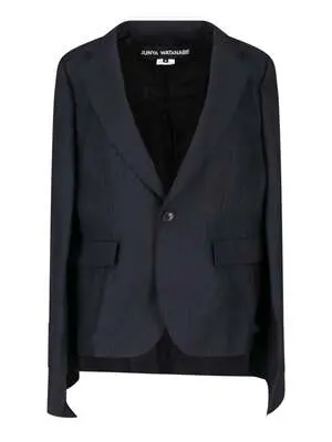 Junya Watanabe Tailored Single-breasted Blazer - Grey