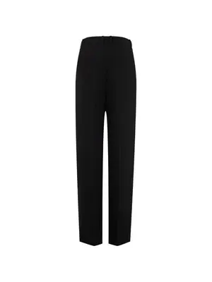 TOTEME Double-pleat Fluid Trousers - Black