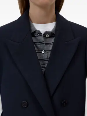 Closed Double-breasted Blazer Jacket