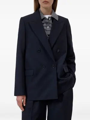 Closed Double-breasted Blazer Jacket