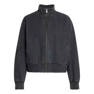 Adidas Stadium Washed Denim Loose Fit Jacket Asia Sizing - Black