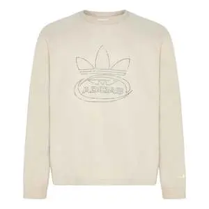 Adidas Street T-shirt Ls Asia Sizing - Beige