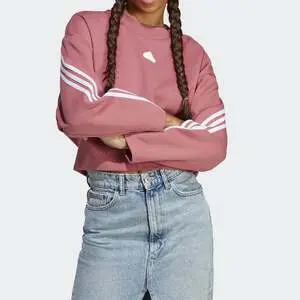 Adidas Future Icons 3-stripes Sweatshirt 'rose - Red Pink