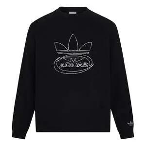 Adidas Street T-shirt Ls Asia Sizing - Black