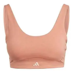 Adidas Coreflow Luxe Studio Medium-support Bra Asia Sizing - Brown