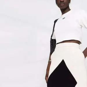 Off-White Off-stamp Cropped T-shirt