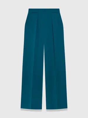 The Fold High-rise Palazzo Trousers Wide-leg Maxi