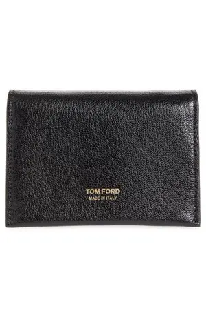 TOM FORD Mia Leather Card Holder Wallet On A Chain