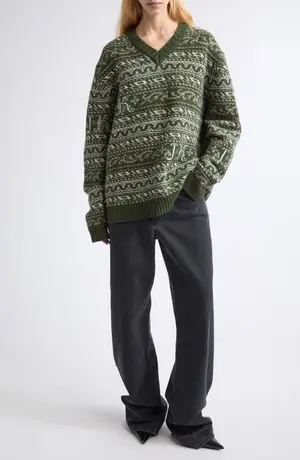 JULIE KEGELS Kair Fair Isle Wool Sweater