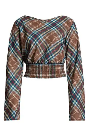Solid & Striped The Ace Long Sleeve Crop Top