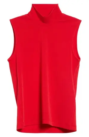 MELITTA BAUMEISTER Mock Neck Sleeveless Top