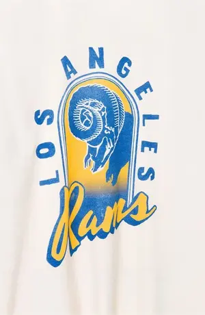 Junk Food Los Angeles Rams Cotton Graphic T-shirt