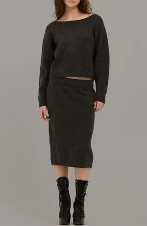 PROJECT SOCIAL T Palisades Midi Sweater Skirt