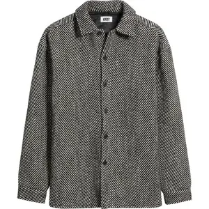 KROST Herringbone Over Shirt - Black