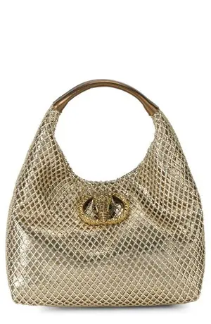 Kurt Geiger Chelsea Small Slouch Hobo Gold