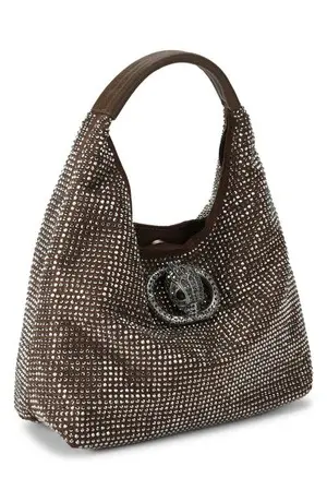 Kurt Geiger Chelsea Small Slouch Hobo - Open Brown