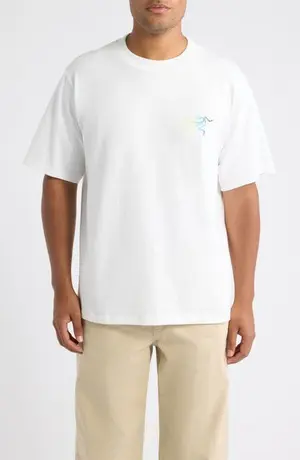 Arc'teryx Kragg Cotton Logo Graphic T-shirt - White Light