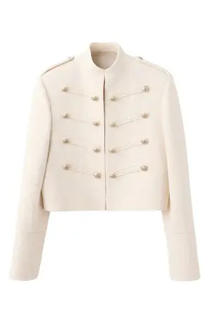 MANGO Charlie Frogging Tweed Jacket