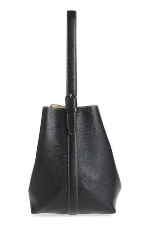TOTEME Medium Belted Leather Hobo Bag