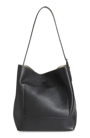 TOTEME Medium Belted Leather Hobo Bag