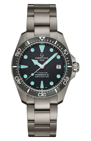 CERTINA Ds Action Automatic Bracelet Watch - Titanium/grey