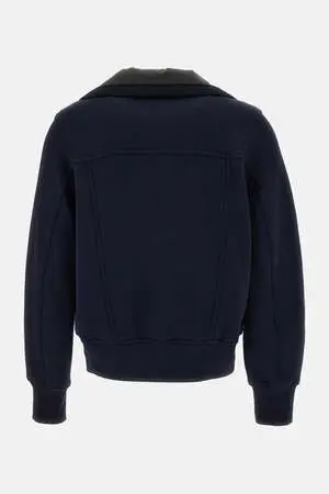 Sacai Giubbotto Ibrido Sponge Sweat Blouson - Blue