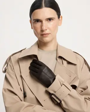 Strathberry Portobello Gloves - Brown