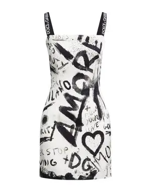 Dolce & Gabbana Mini Dress Size Silk, Elastane, Polyester, Polyamide