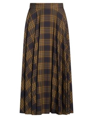 Max & Co. Midi Skirt Military Size Viscose