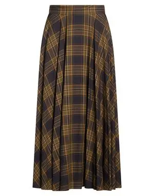 Max & Co. Midi Skirt Military Size Viscose