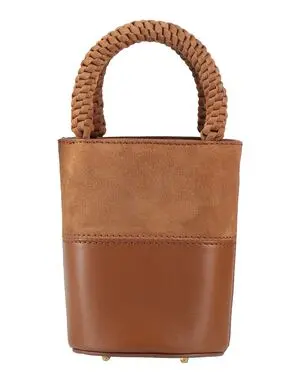 SERENA UZIYEL Handbag Camel Leather