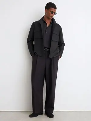 REISS Tracer Cotton-blend Twill Twin-pocket Overshirt
