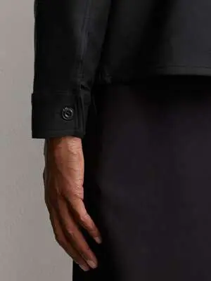 REISS Tracer Cotton-blend Twill Twin-pocket Overshirt