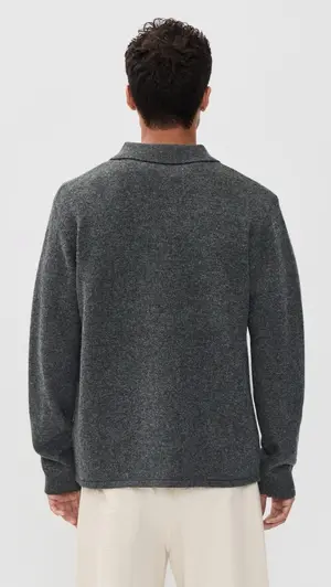 FRAME Boiled Wool Cardigan