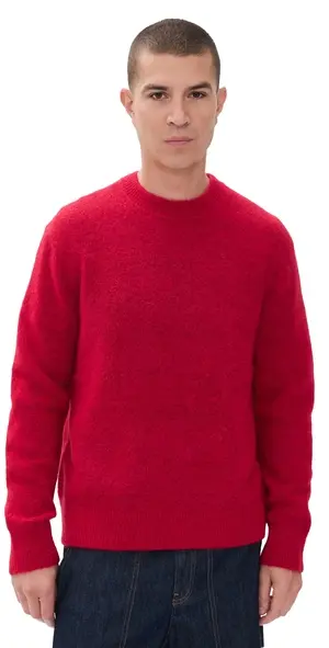 WAX LONDON Wilde Fluffy Wool Sweater - Red