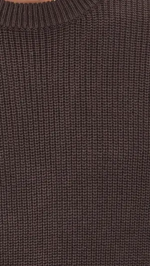 LES DEUX Rib Crew Knit Sweater
