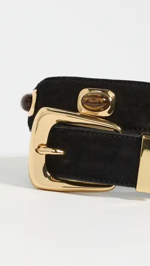 Veronica Beard Stone Embellished Arch Belt
