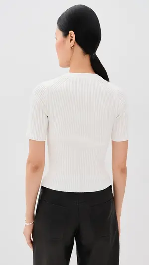 Simkhai Miley Short Sleeve Top