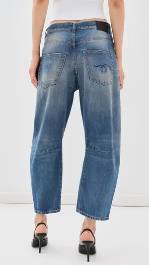 R13 Articulated Knee Ex-boyfriend Jeans