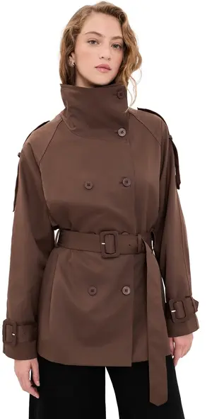 Lioness Blanc Trench Coat