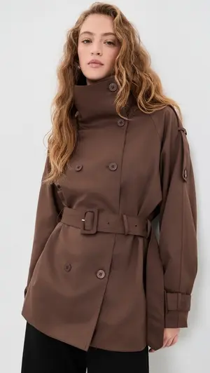 Lioness Blanc Trench Coat