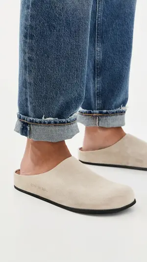 COMMON PROJECTS Suede Clogs