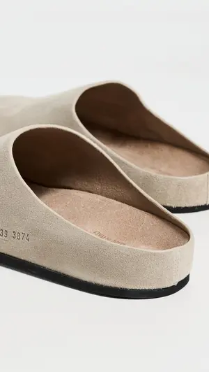 COMMON PROJECTS Suede Clogs