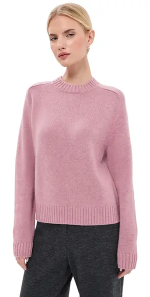 TWP New Jill Cashmere Crewneck - Plum