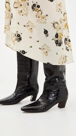 LOEFFLER RANDALL Marley Kicked Heel Tall Boots