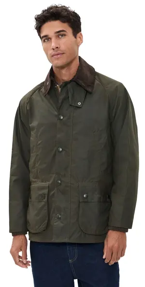 Barbour Bedale Wax Jacket - Olive