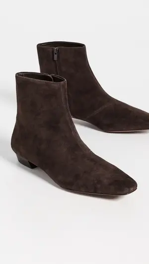 LOEFFLER RANDALL Siya Suede Flat Ankle Boots