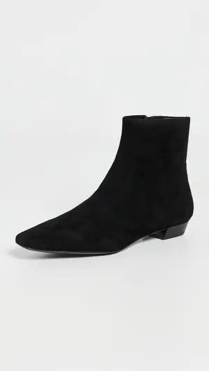 LOEFFLER RANDALL Siya Suede Flat Ankle Boots