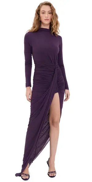 Ronny Kobo Sera Dress - Blackberry