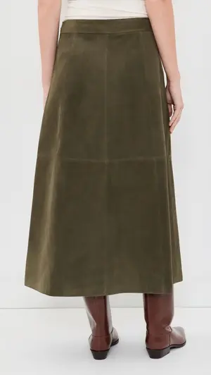 Jenni Kayne Suede Wolfe Skirt
